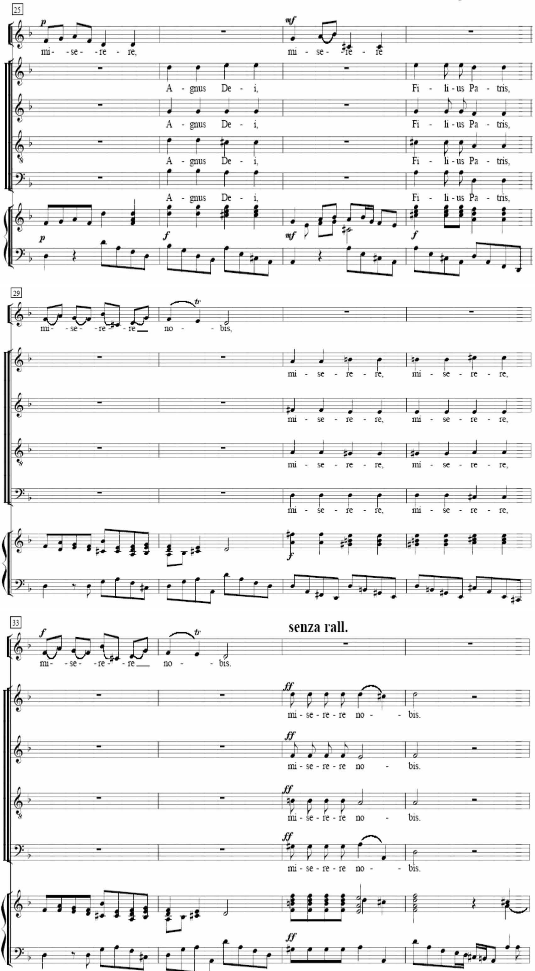 Exemplo nº 4: Vivaldi, Gloria , “Domine Deus, Agnus Dei”. Confutatio c ...